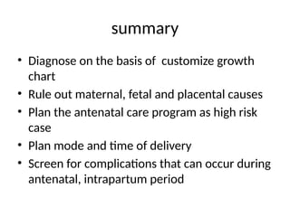 Growth disorders for gyne and obs lecture | PPTX