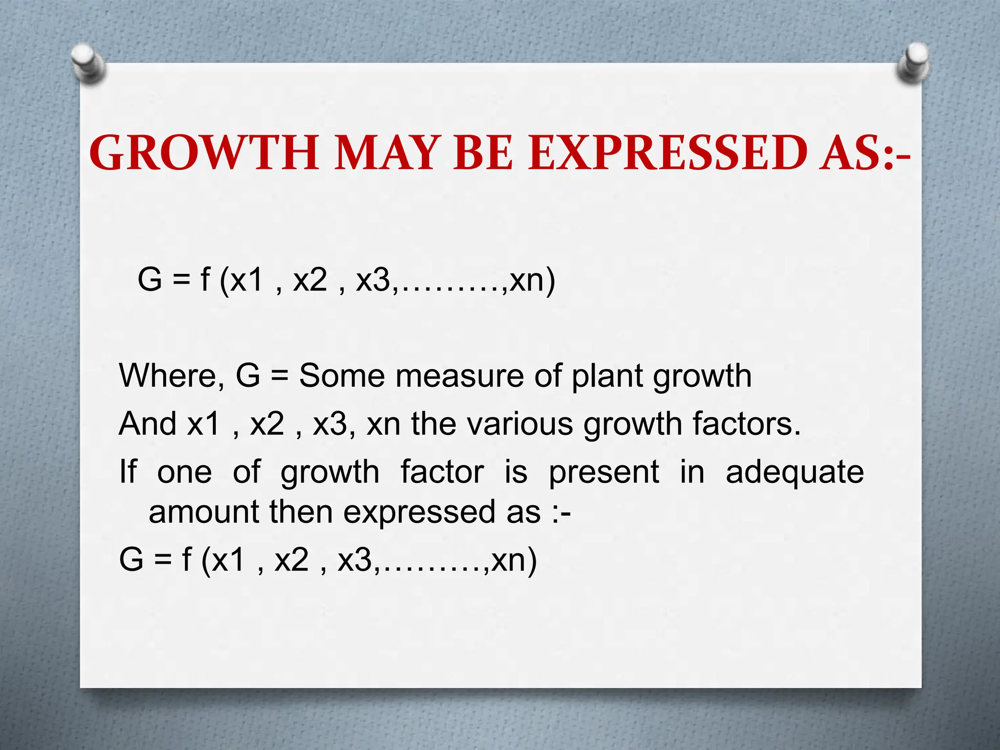 Growth Expressions & Laws of Plant Growth.pptx