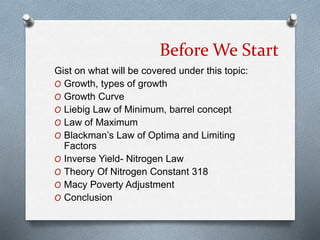 Growth Expressions & Laws of Plant Growth.pptx