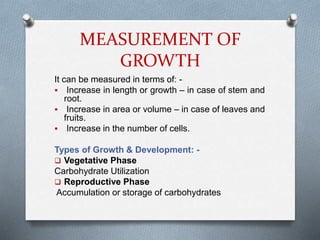 Growth Expressions & Laws of Plant Growth.pptx