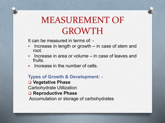 Growth Expressions & Laws of Plant Growth.pptx | Agriculture | Industries