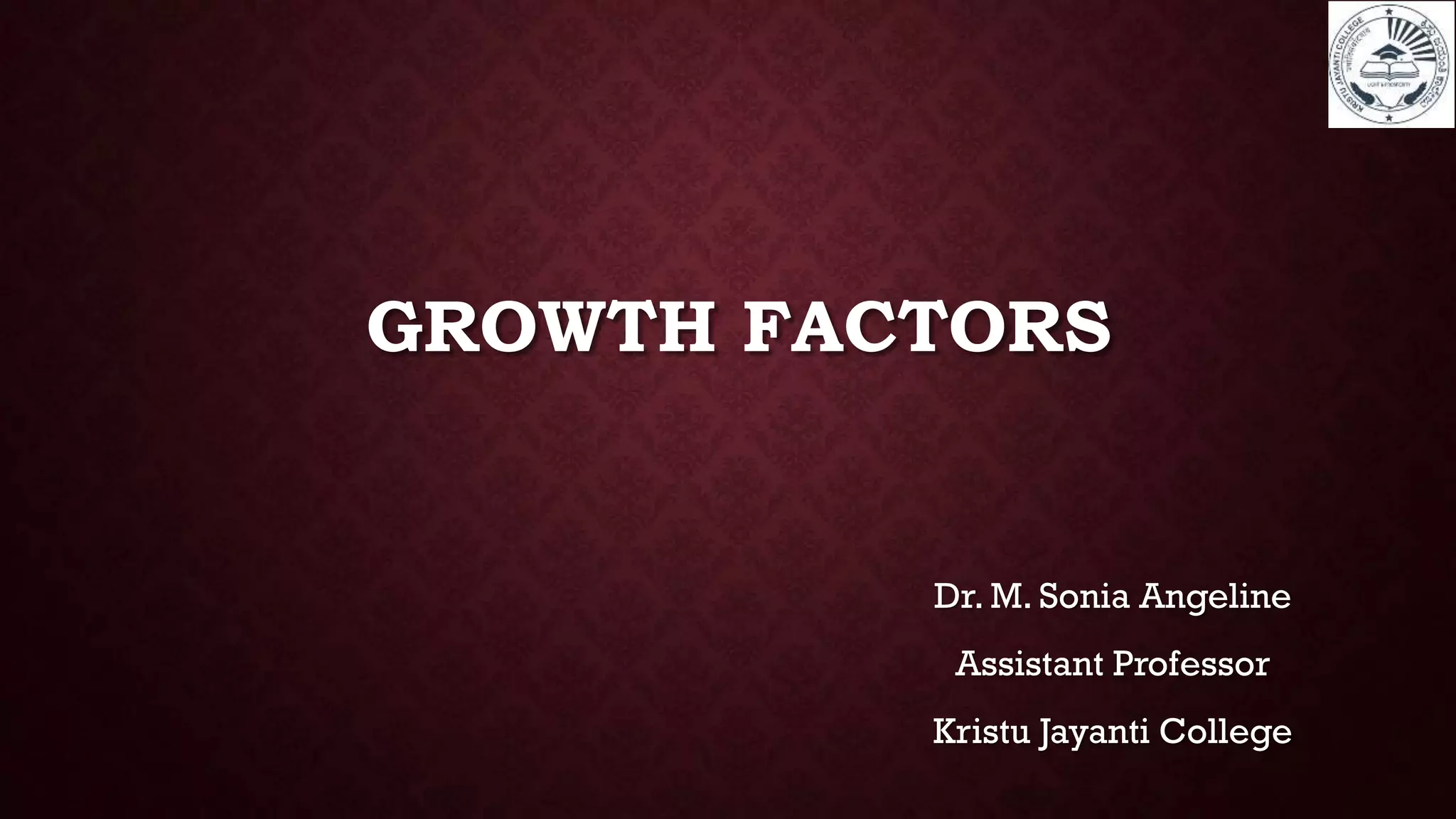 Growth factors | PDF