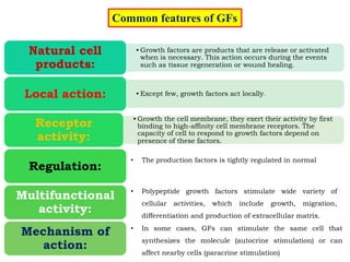 Growth factors and their receptors | PPTX