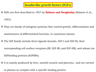 Growth factors and their receptors | PPTX