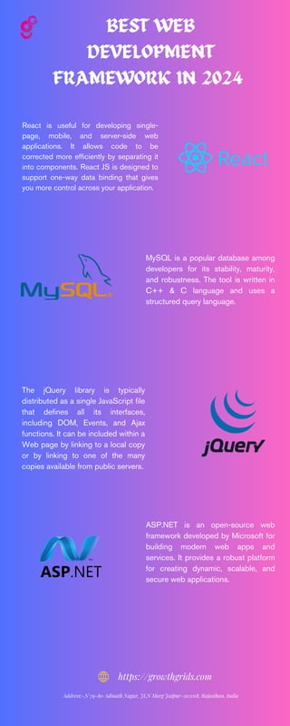 Best Web Development Frameworks in 2024 | PDF