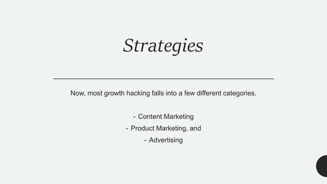 Growth hacking | PPTX