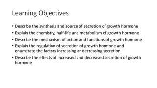 Growth Hormone | PPTX