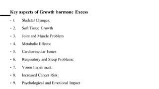Growth hormone abnormalities upregulation and downregulation of growth ...
