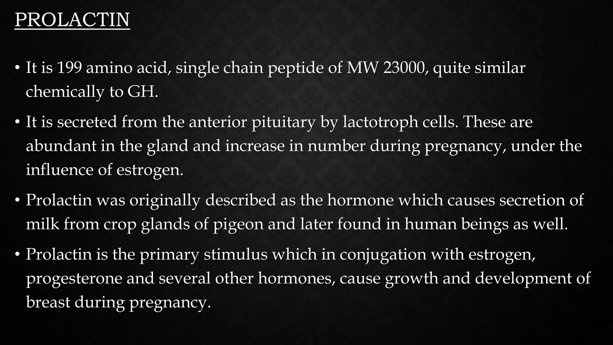 Growth hormone and prolactin | PPTX