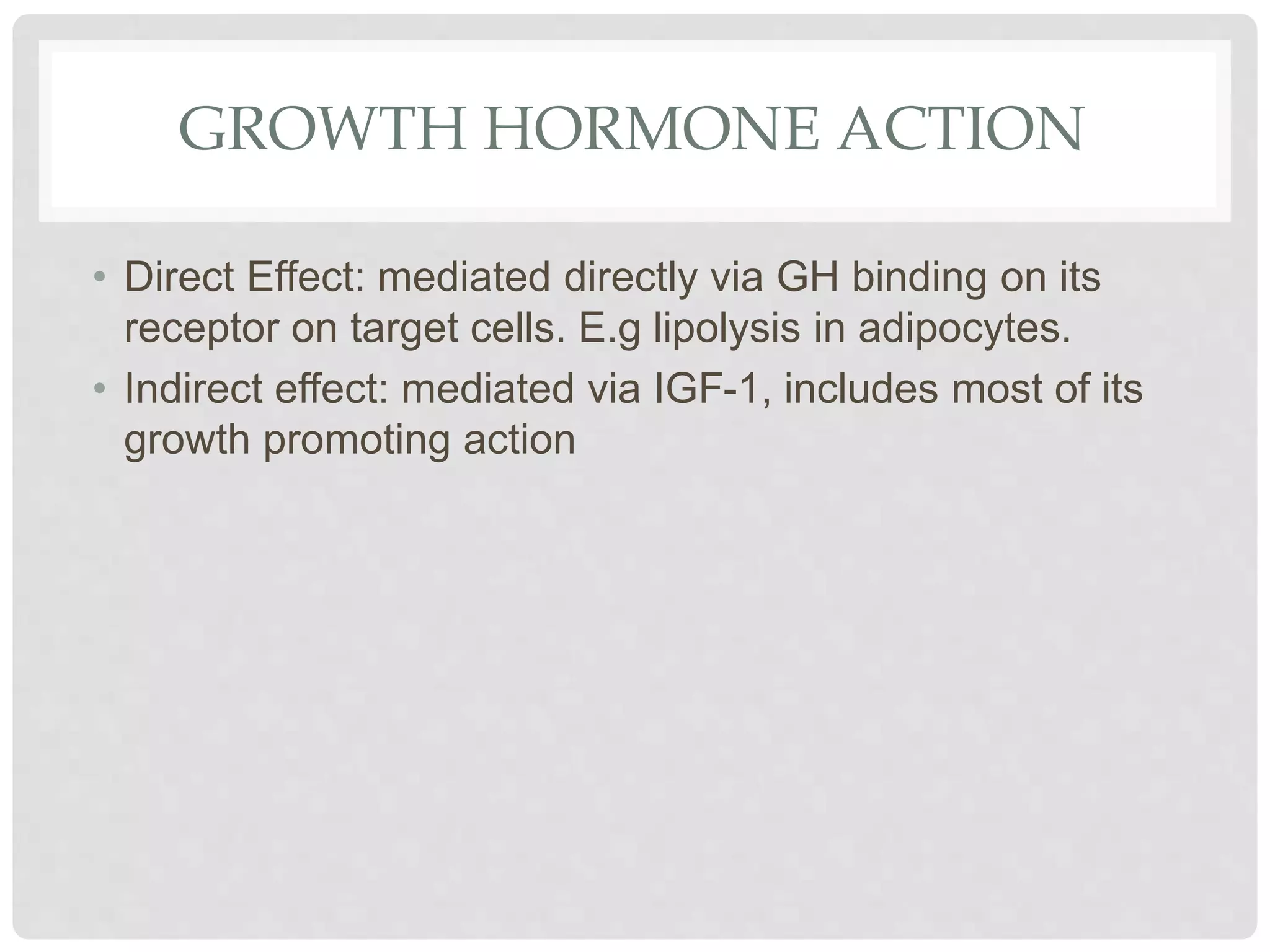 Growth hormone deficiency states and growth hormone replacement therapy ...
