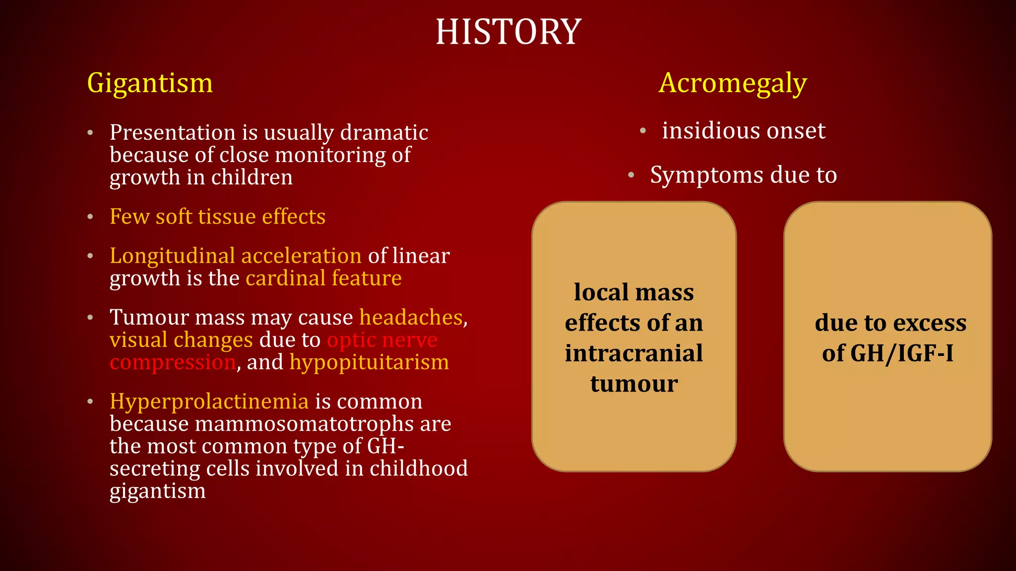 Growth hormone its deficiency and excess | PPTX