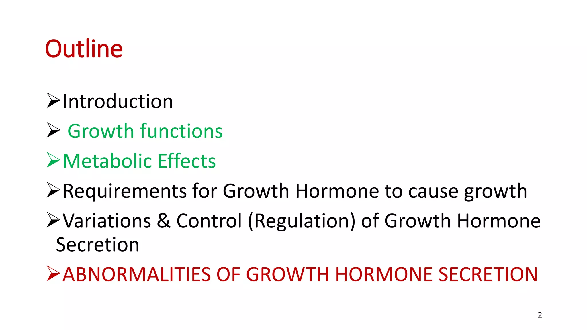 Growth hormone | PPTX