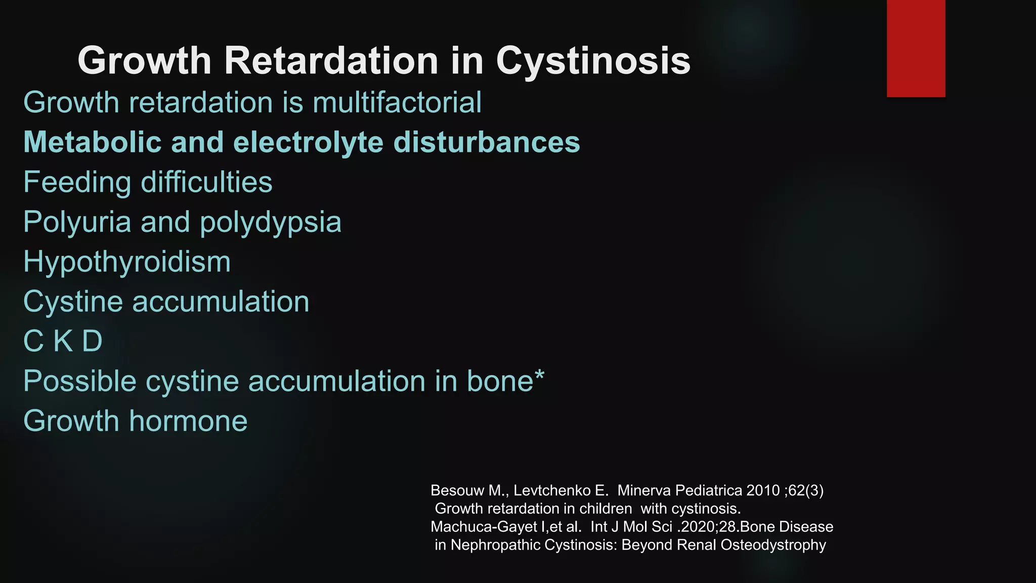 Growth in cystinosis ali derakhshan sep 2021 | PPT
