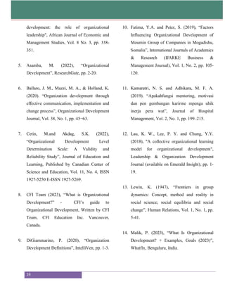 The Essence of OD: An Exploration on Organization Development ...