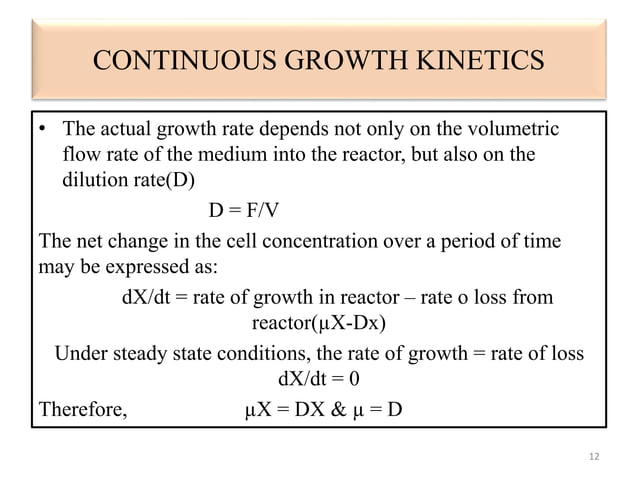 Growth kinetics | PPTX | Chemistry | Science