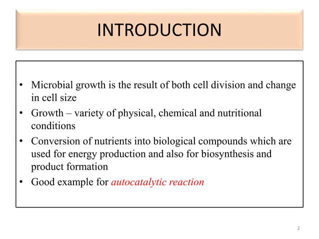 Growth kinetics | PPTX | Chemistry | Science