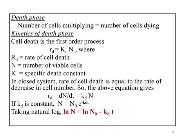 Growth kinetics | PPTX | Chemistry | Science
