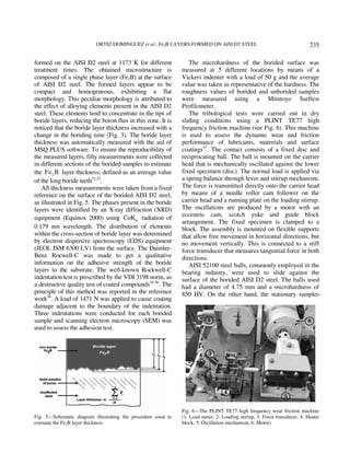 Growth kinetics and mechanical properties of fe2 b layers formed on ...