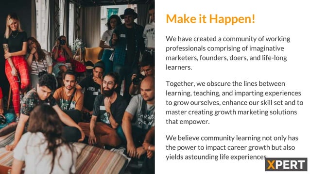Growth marketing community xpert | PPT