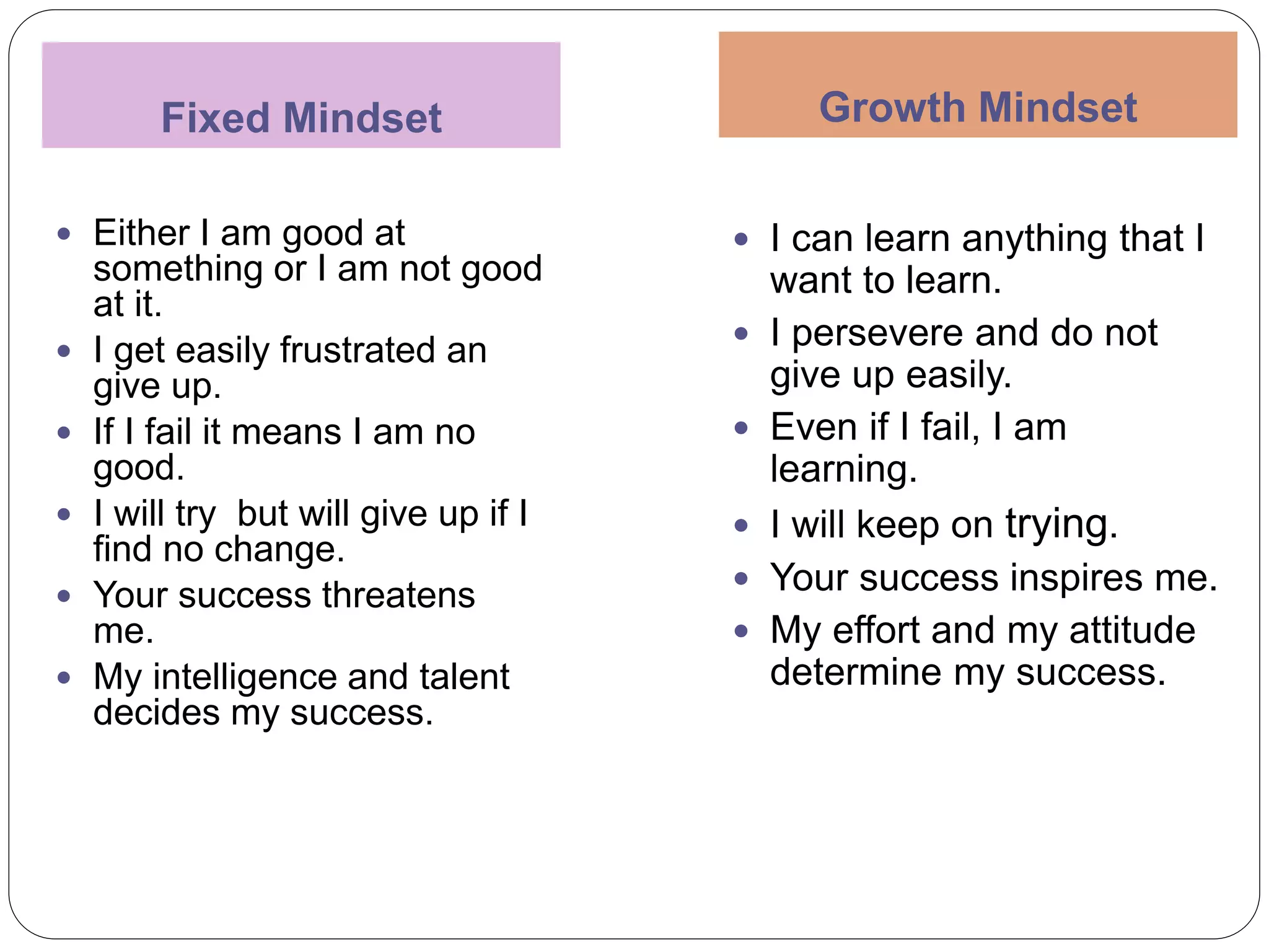 Growth mindset | PPTX