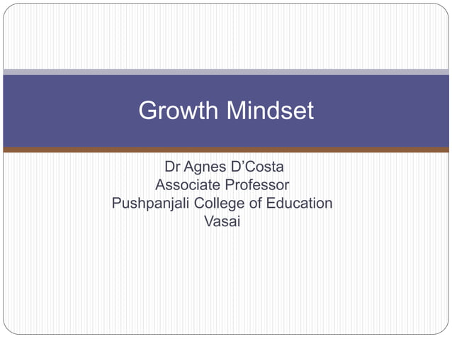 Growth mindset | PPT