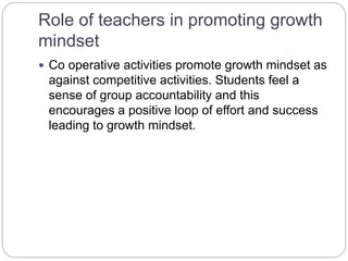 Growth mindset | PPTX