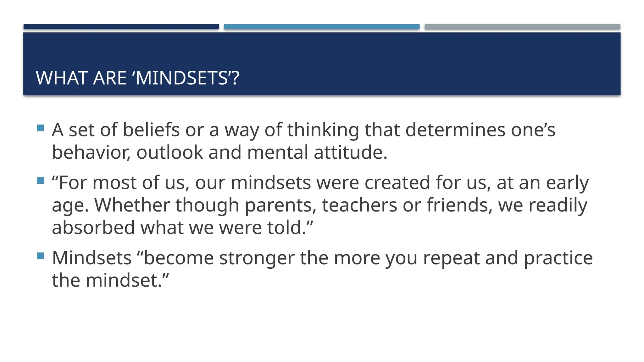 Growth Mindset Vs Fixed Mindset - how to improve self | PPTX