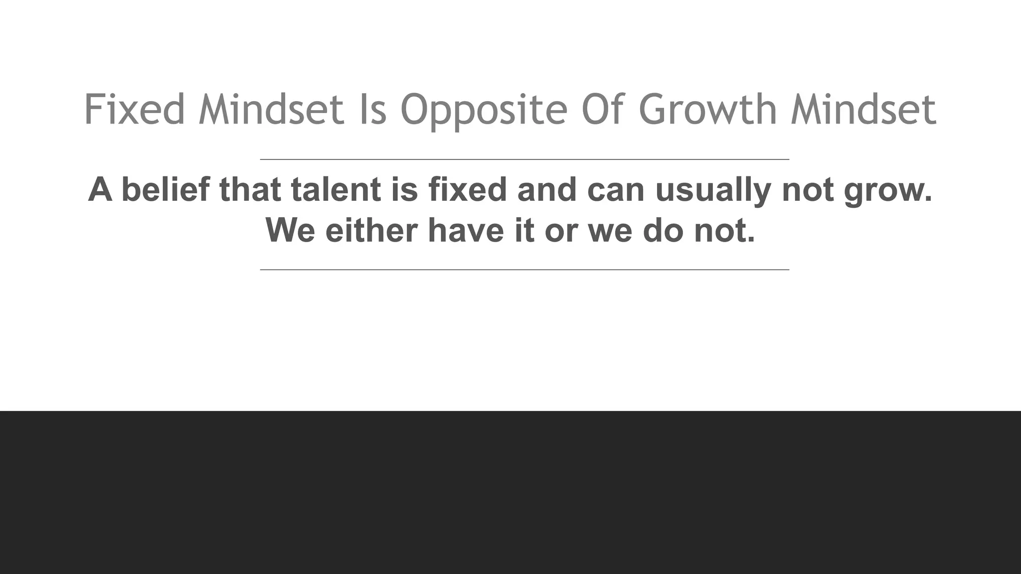 Growth Mindset An Introduction | PPTX