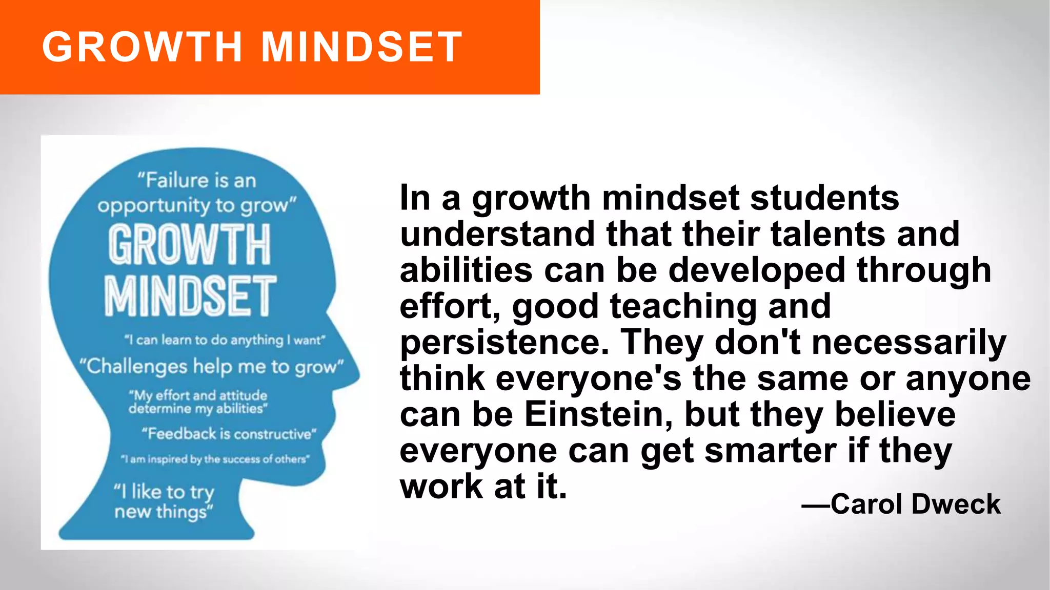 Fostering a Growth Mindset | PPTX