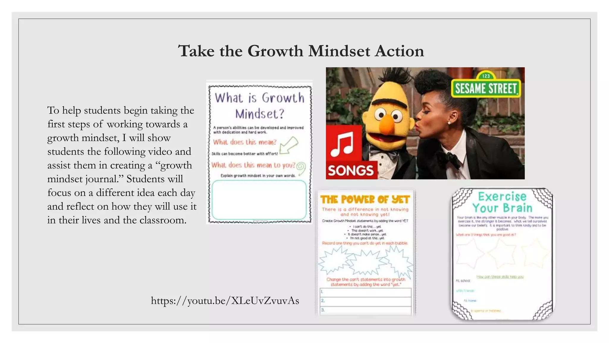 Growth mindset plan | PPTX