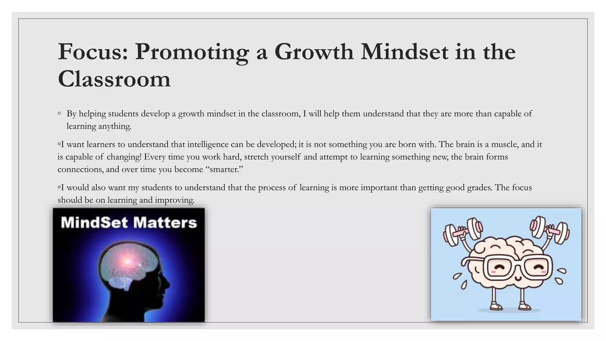 Growth mindset plan | PPTX