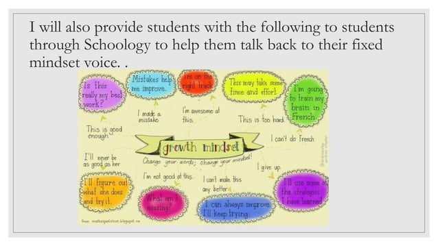 Growth mindset plan | PPTX