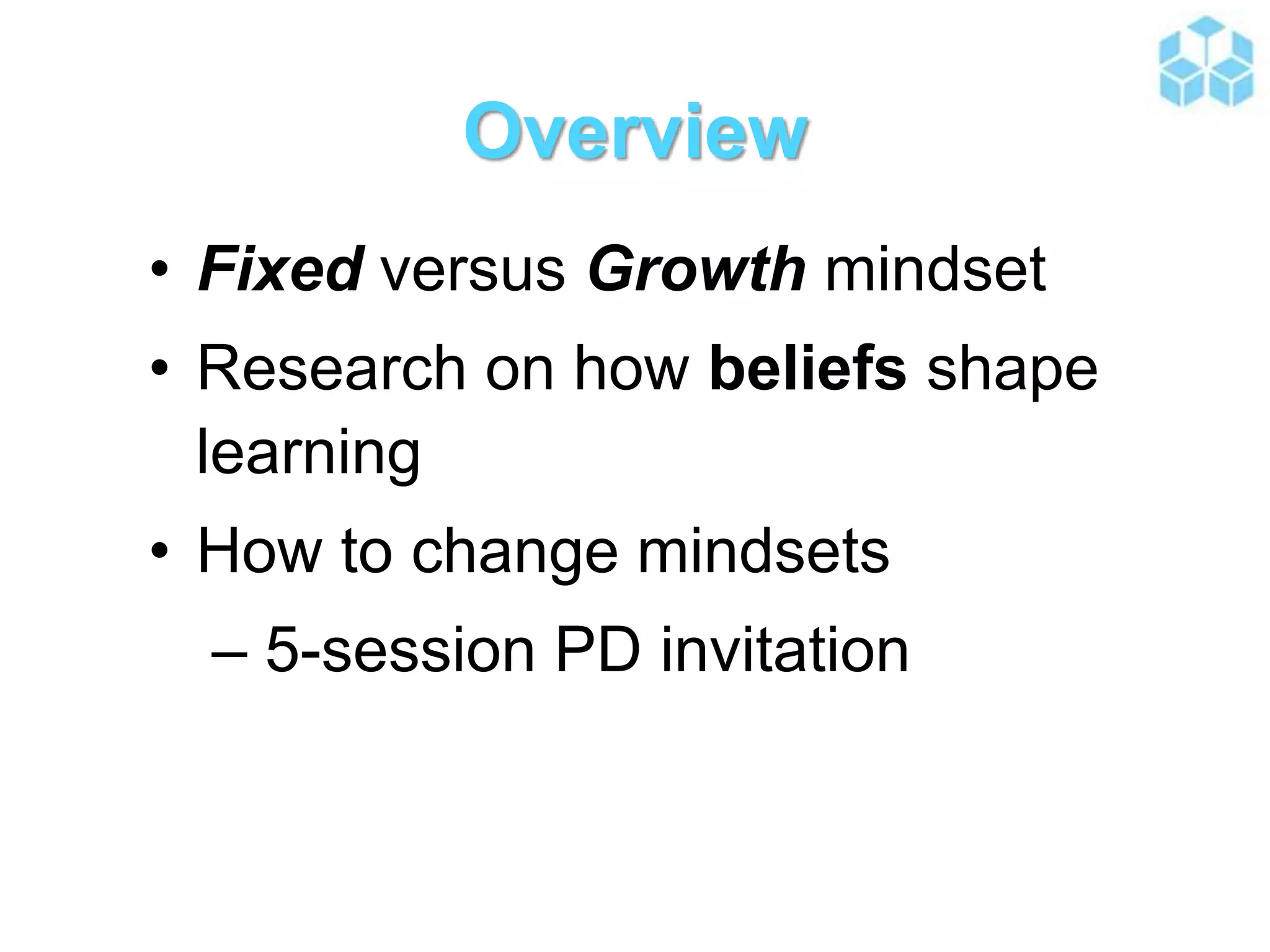 Growth mindset presentation | PPTX | Educational Assessment | Education