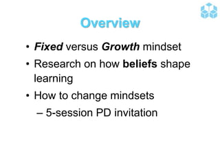 Growth mindset presentation | PPTX