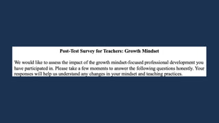 Growth Mindset Presentation | PDF