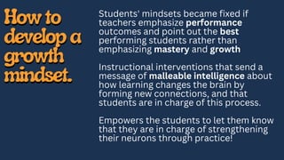 Growth Mindset Presentation | PPT