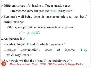 Macro Economics -II Growth model | PPTX