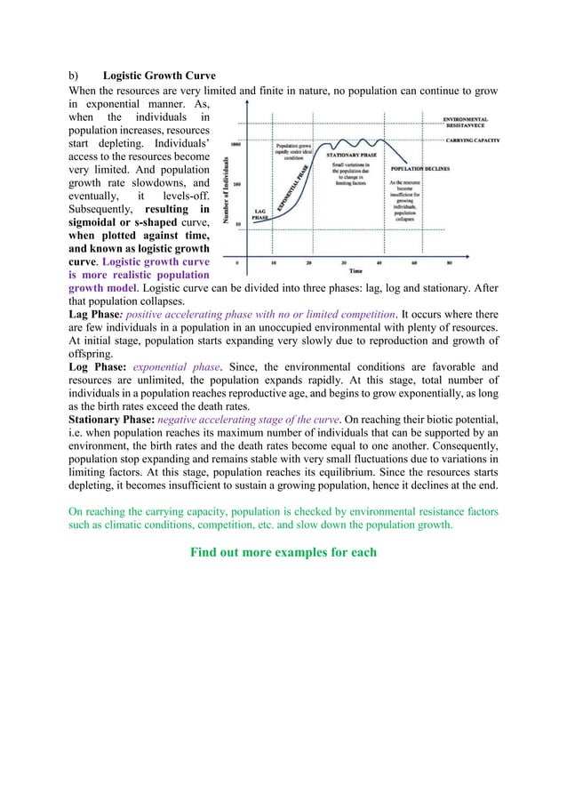 Introduction to Population Growth models | PDF