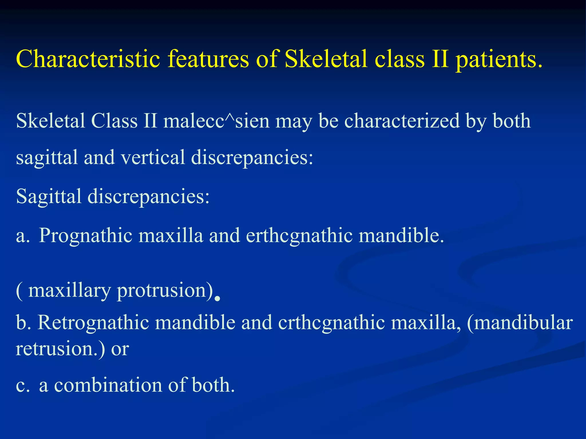 Growth modification of different types of malocclusion | PPTX