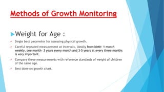 Growth monitoring | PPTX