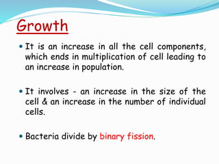 Growth, nutrition and metabolism of bacteria by Dr. Rakesh Prasad Sah ...