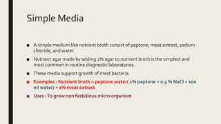 Growth & nutrition of bacteria | PPTX
