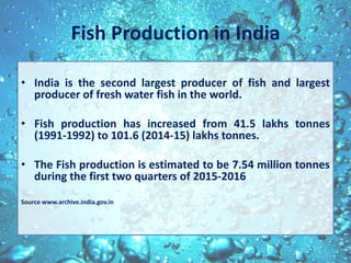 Growth of aquculture in india. | PPTX