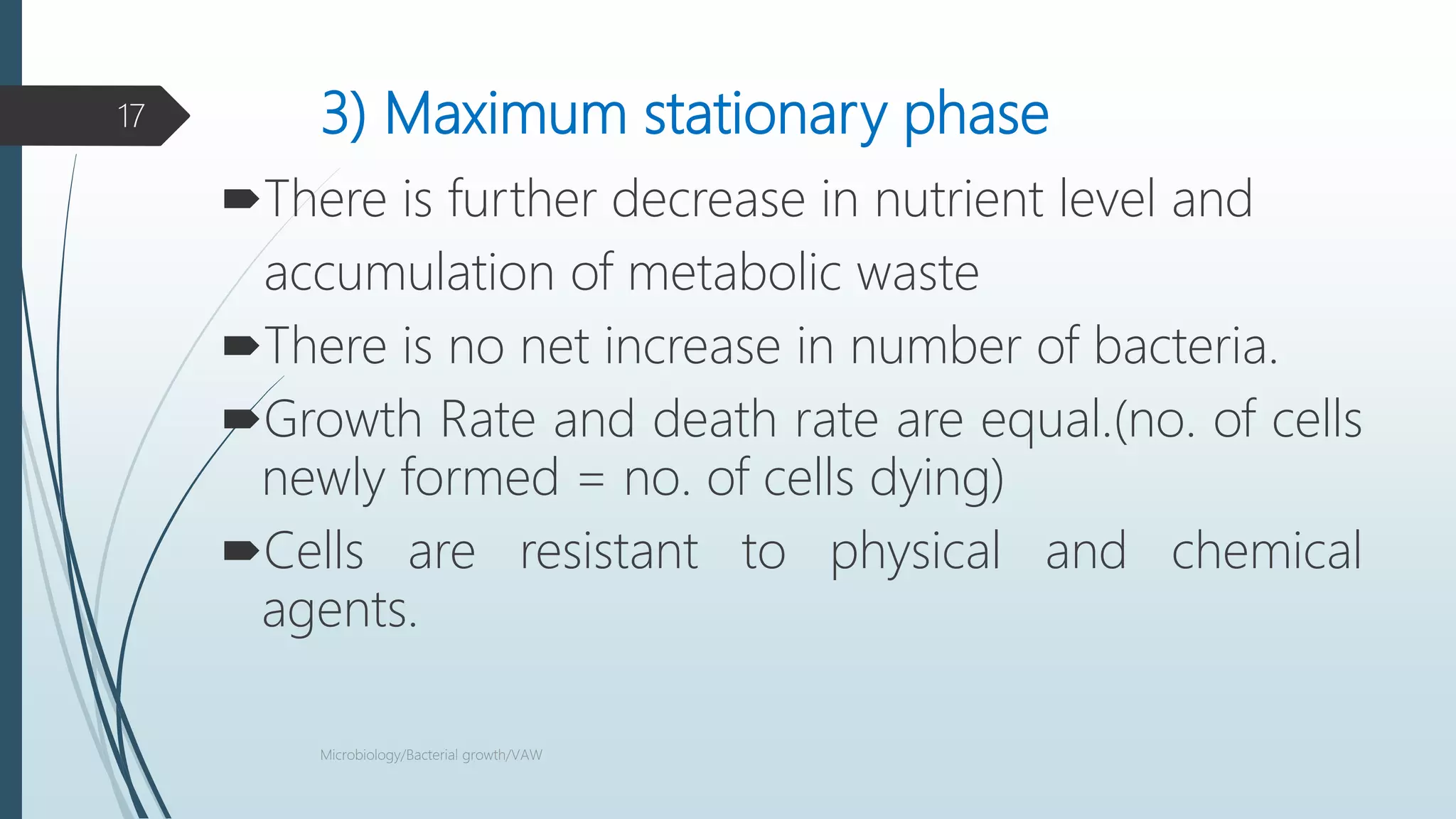 Growth of bacteria | PPTX