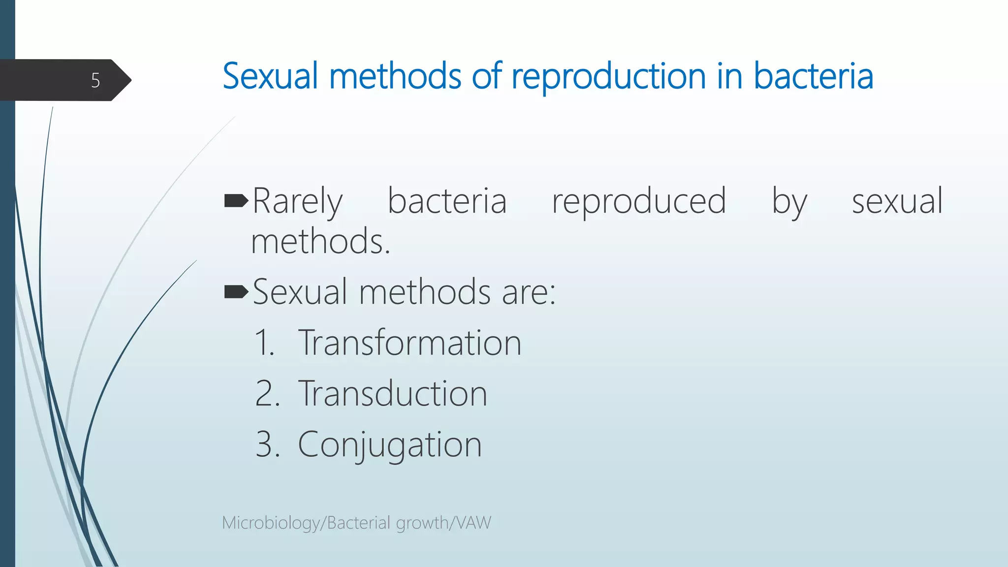 Growth of bacteria | PPTX