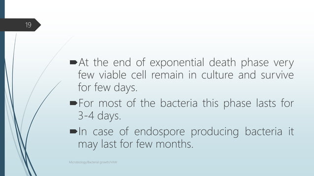Growth of bacteria | PPTX | Infectious Diseases | Diseases and Conditions