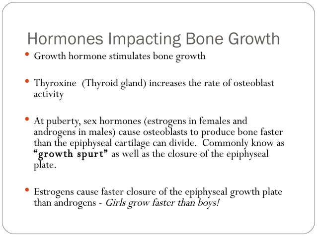 Growth of bone | PPT | Bone and Joint Conditions | Diseases and Conditions