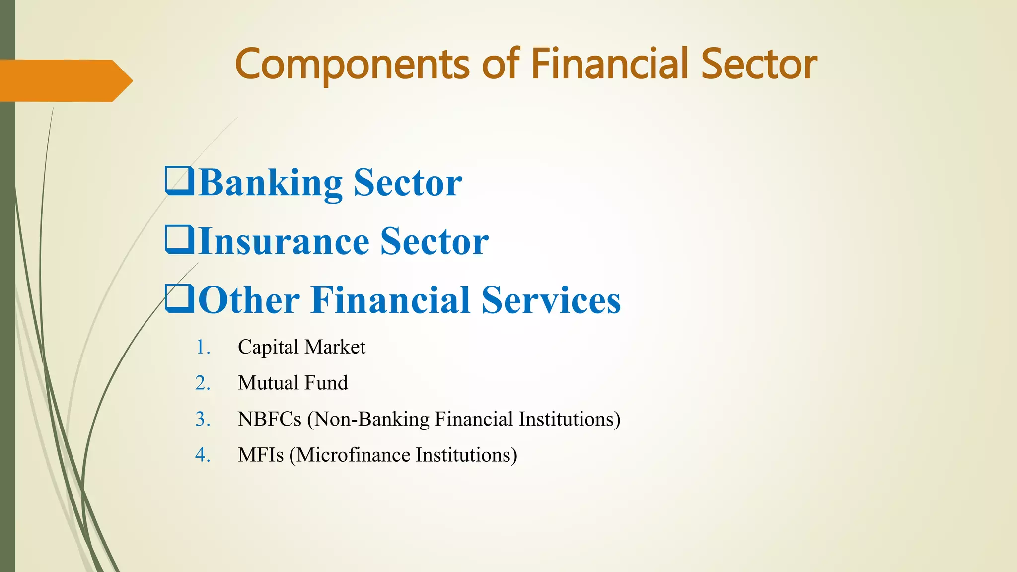 Growth of financial sector in india | PPTX