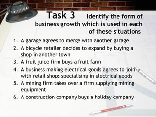 Growth of firms | PPT