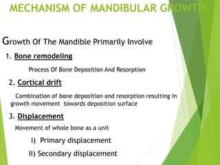 Growth and development of mandible | PPT